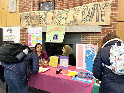 Fresh Check Day, promoting student mental health, attracts nearly 100 ...
