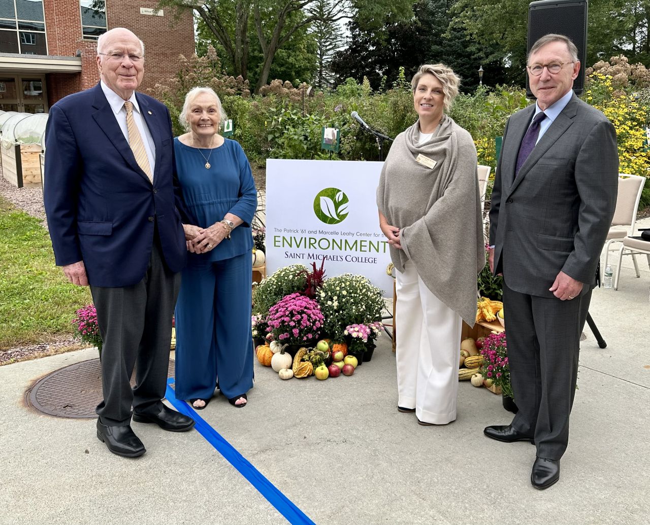 Patrick Leahy ’61 and Marcelle Leahy come home to Saint Michael’s for ...