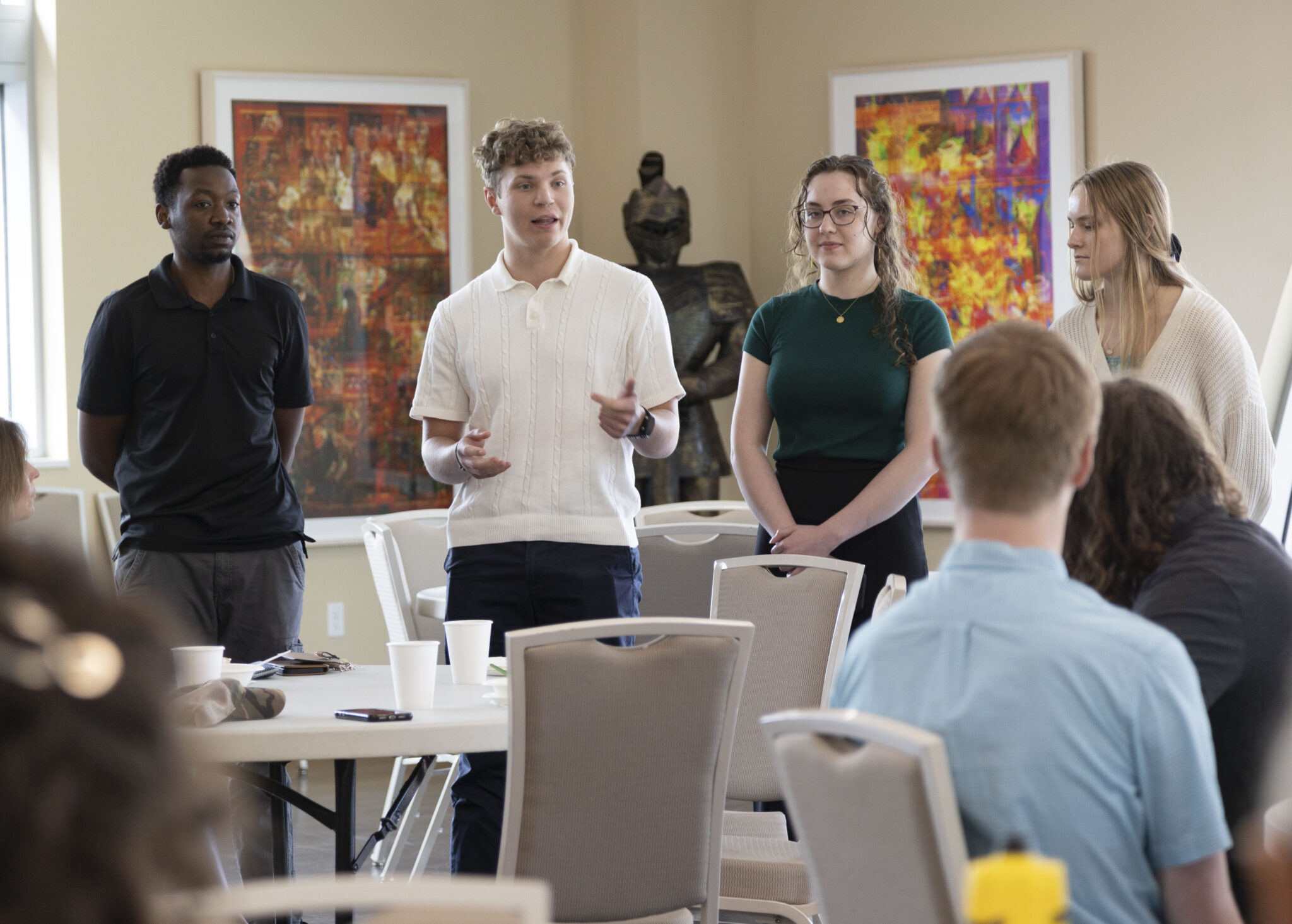 Students kick off 2025 on-campus summer research projects at Saint ...
